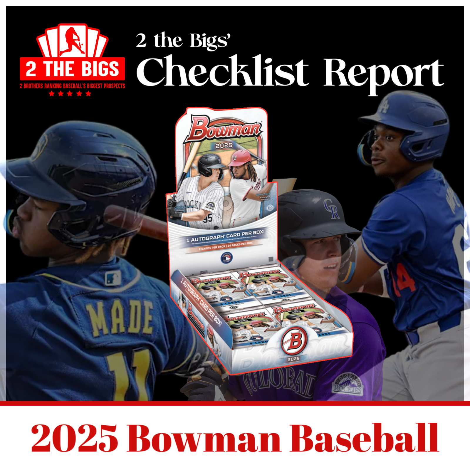 Checklist Reports: 2025 Bowman Baseball – 2 The Bigs